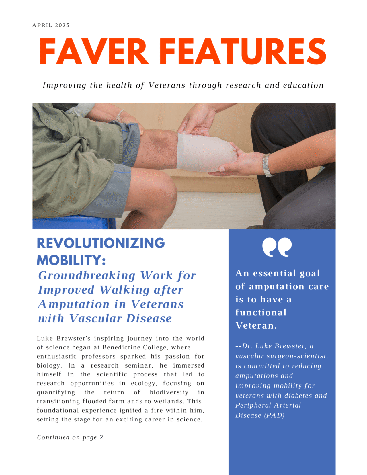 FAVER | A Foundation Established to Advance VA Research and Education